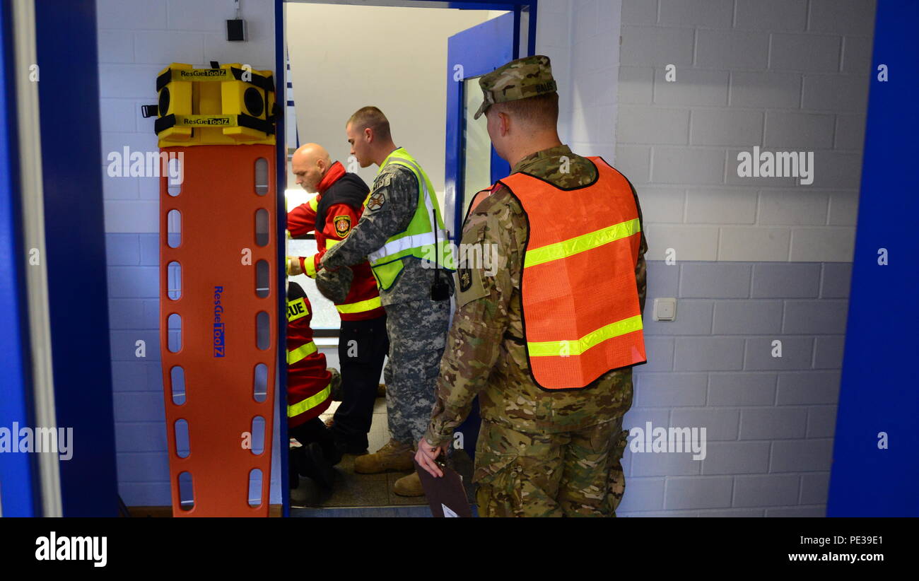 The U.S. Army Garrison Ansbach Military Police hosted an active-shooter ...