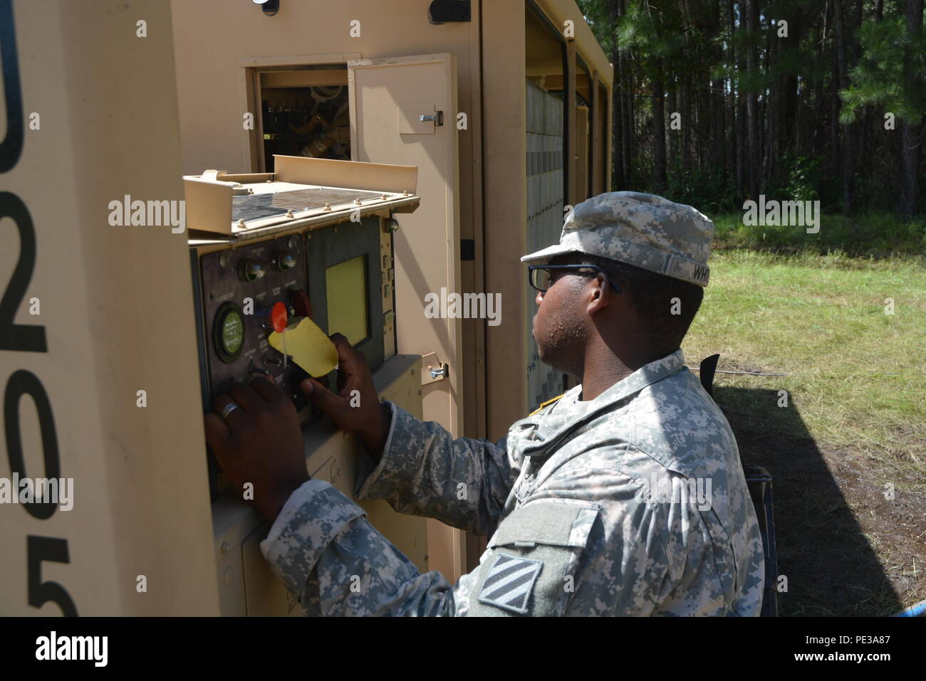 Pfc. Jeffery White, assigned to 226th CSC, 87th CSSB, 3rd IDSB ...