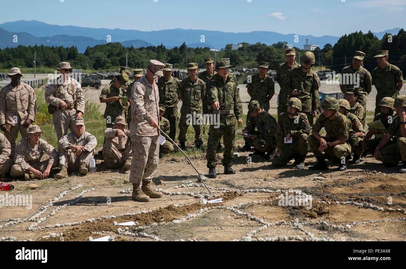U.S. Marine Capt. Chase Bradford addresses Japanese Ground Self-Defense ...