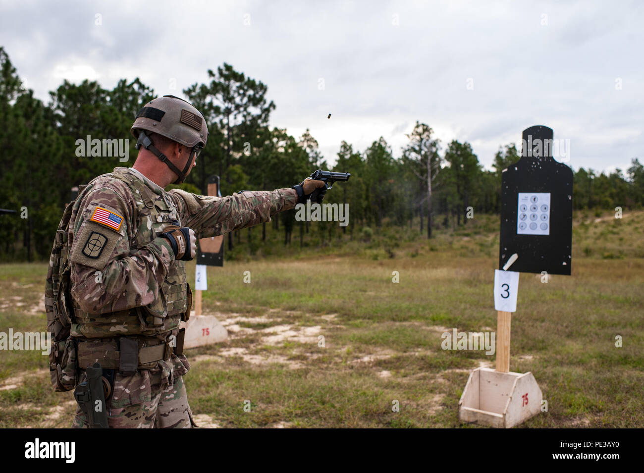 Master Sgt. Russell Moore, with the 416th Theater Engineer Command and ...