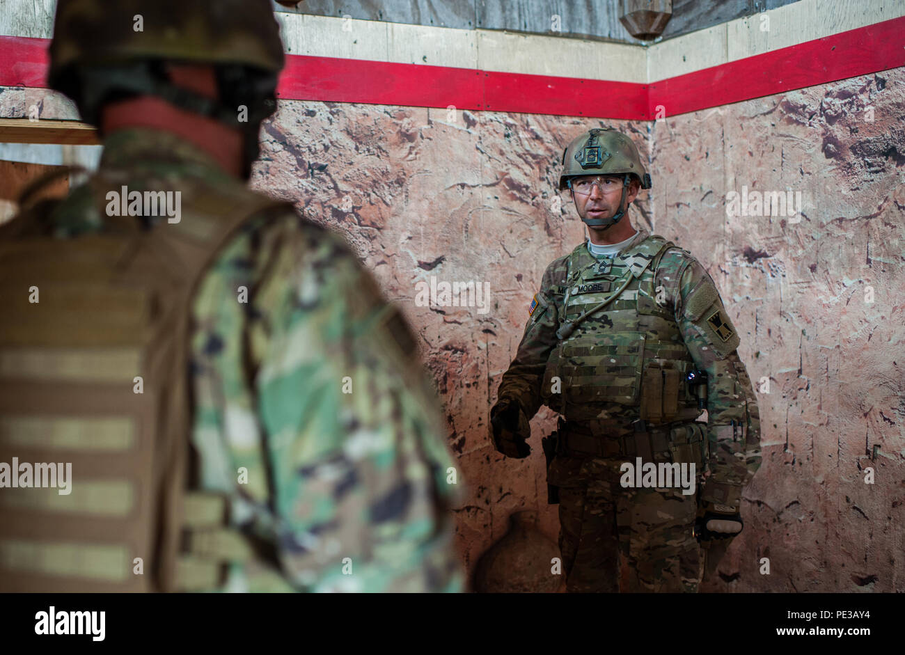 Master Sgt. Russell Moore, with the 416th Theater Engineer Command and ...