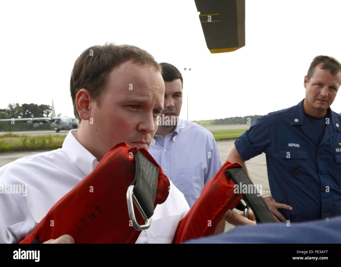 David Coffield, a staff delegate from U.S. Rep. Steve Scalise's office ...