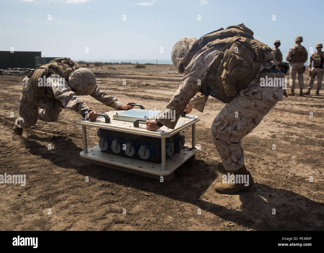 Marines with Company B, 9th Communication Battalions, I Marine ...
