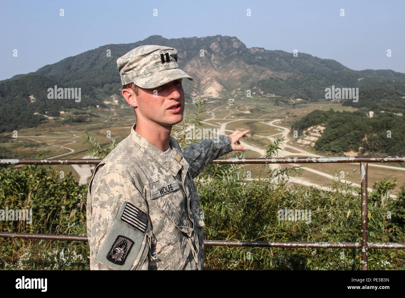 Capt. Kenneth Wolfe, the assistant operations officer for the 2nd ...