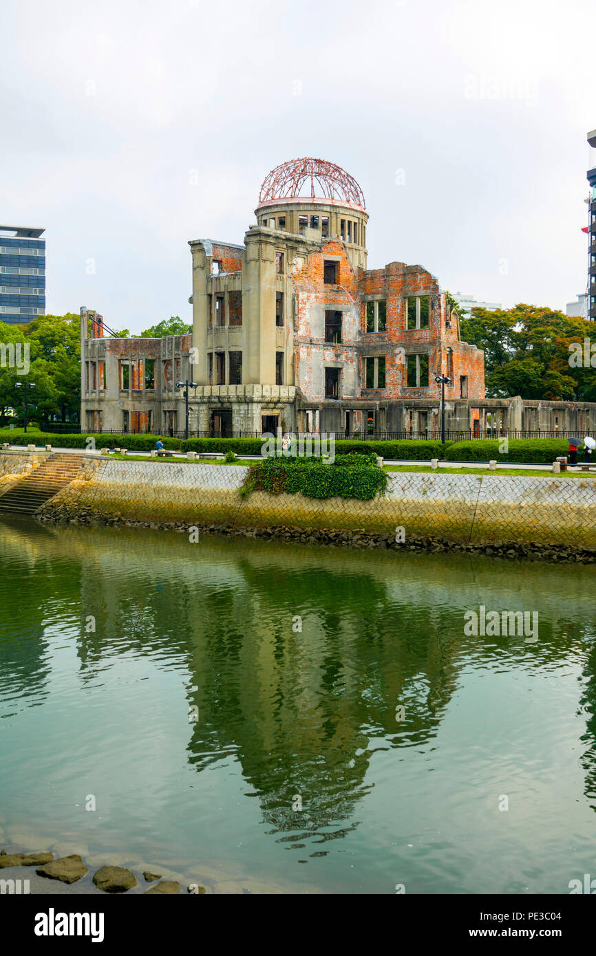 Hiroshima Peace Memorial Genbaku Dome Atomic Bomb Japan Asia Stock ...
