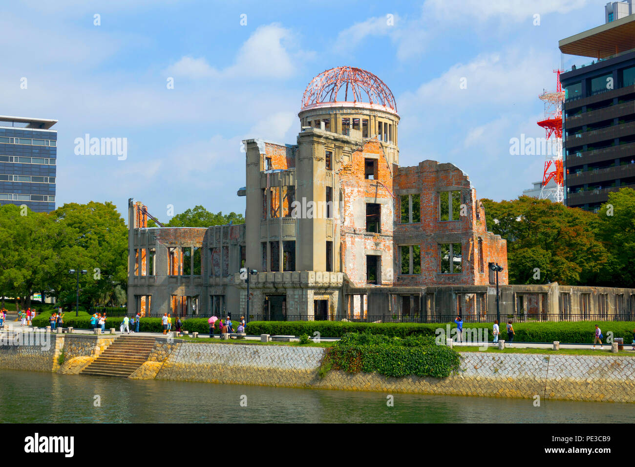Hiroshima Peace Memorial Genbaku Dome Atomic Bomb Japan Asia Stock ...