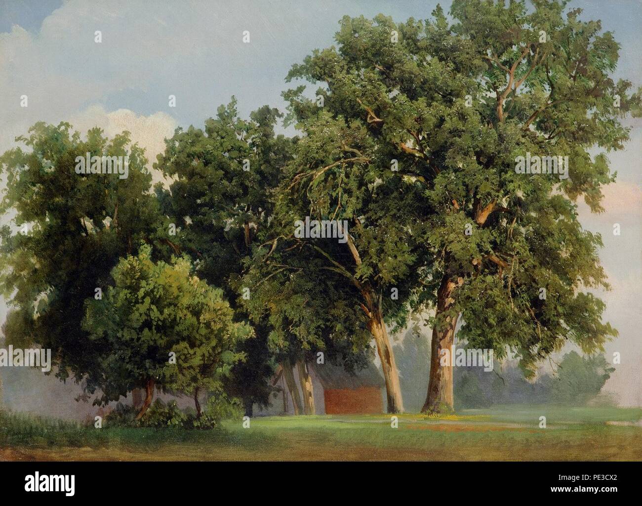 Anton Karinger - Hrasti v Mestnem logu Stock Photo - Alamy