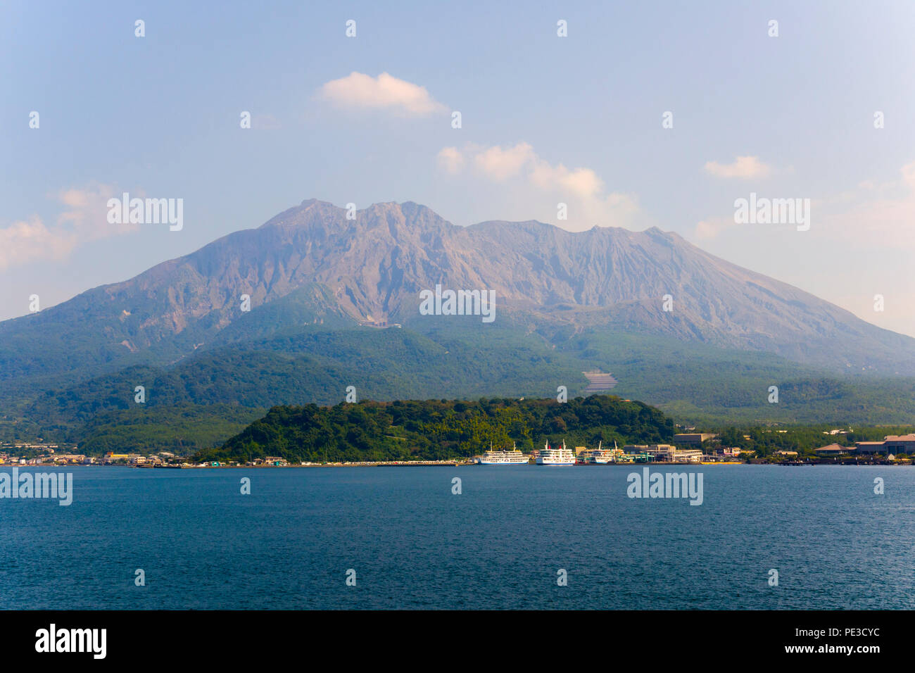 Mount Sakurajima Kagoshima Japan Asia Stock Photo - Alamy