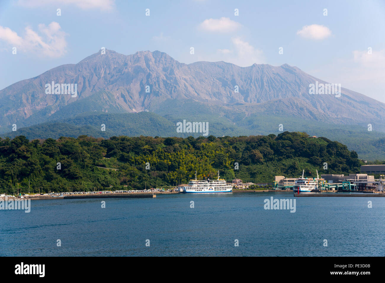 Mount Sakurajima Kagoshima Japan Asia Stock Photo - Alamy
