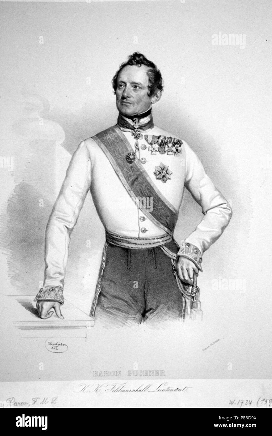 Anton Puchner 1842 Litho Stock Photo - Alamy