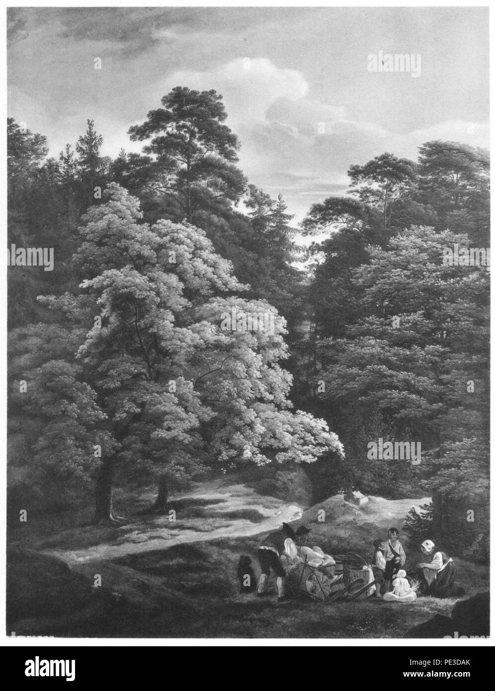 Anton Radl Waldeingang Stock Photo - Alamy