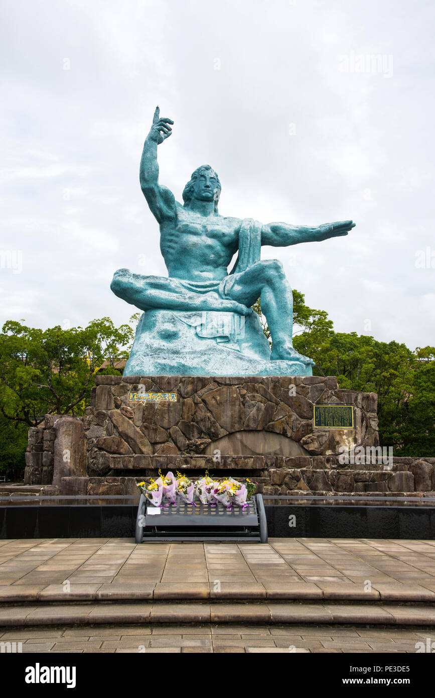 Nagasaki Peace Memorial Statue Park Japan Asia Kyushu Prefecture Stock ...