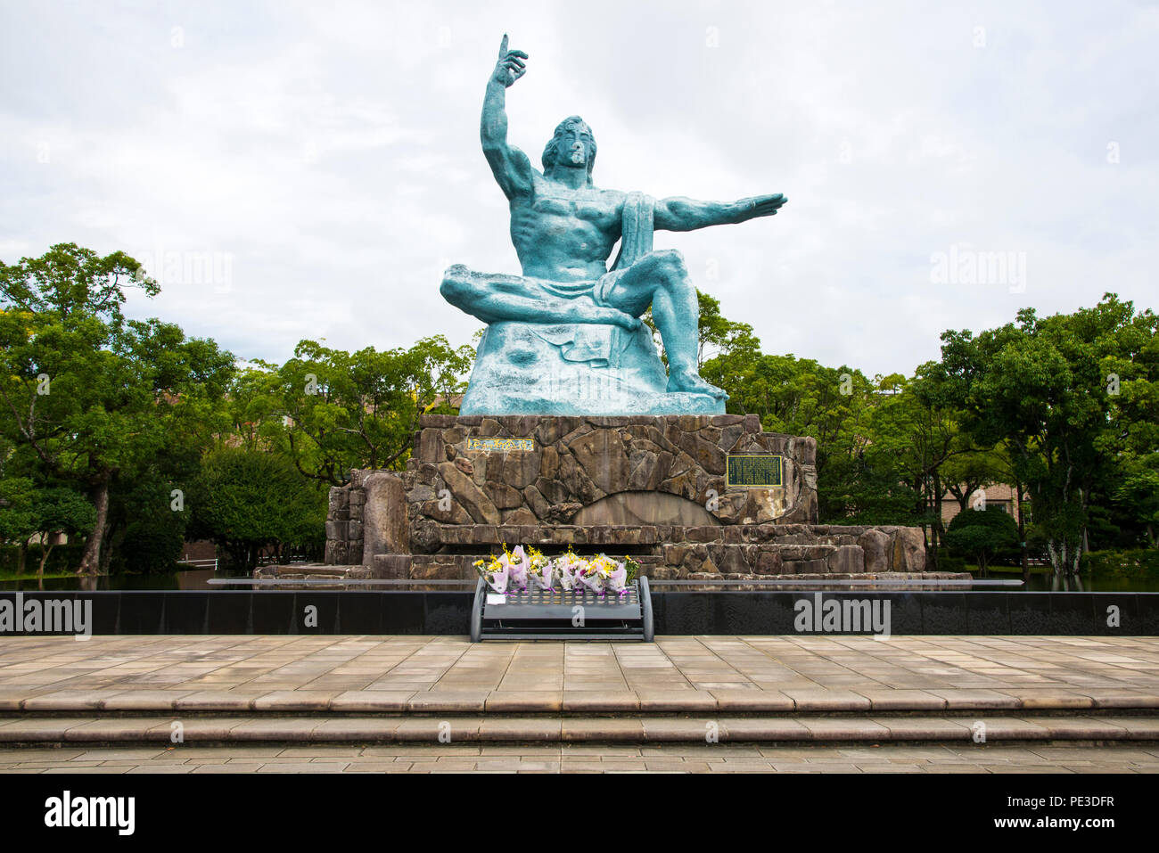 Nagasaki Peace Memorial Statue Park Japan Asia Kyushu Prefecture Stock ...