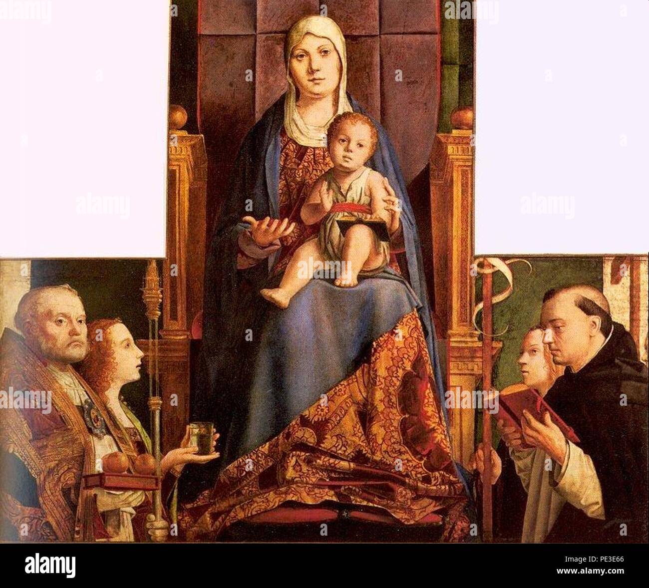 Antonello da Messina Pala di Cassiano Stock Photo - Alamy