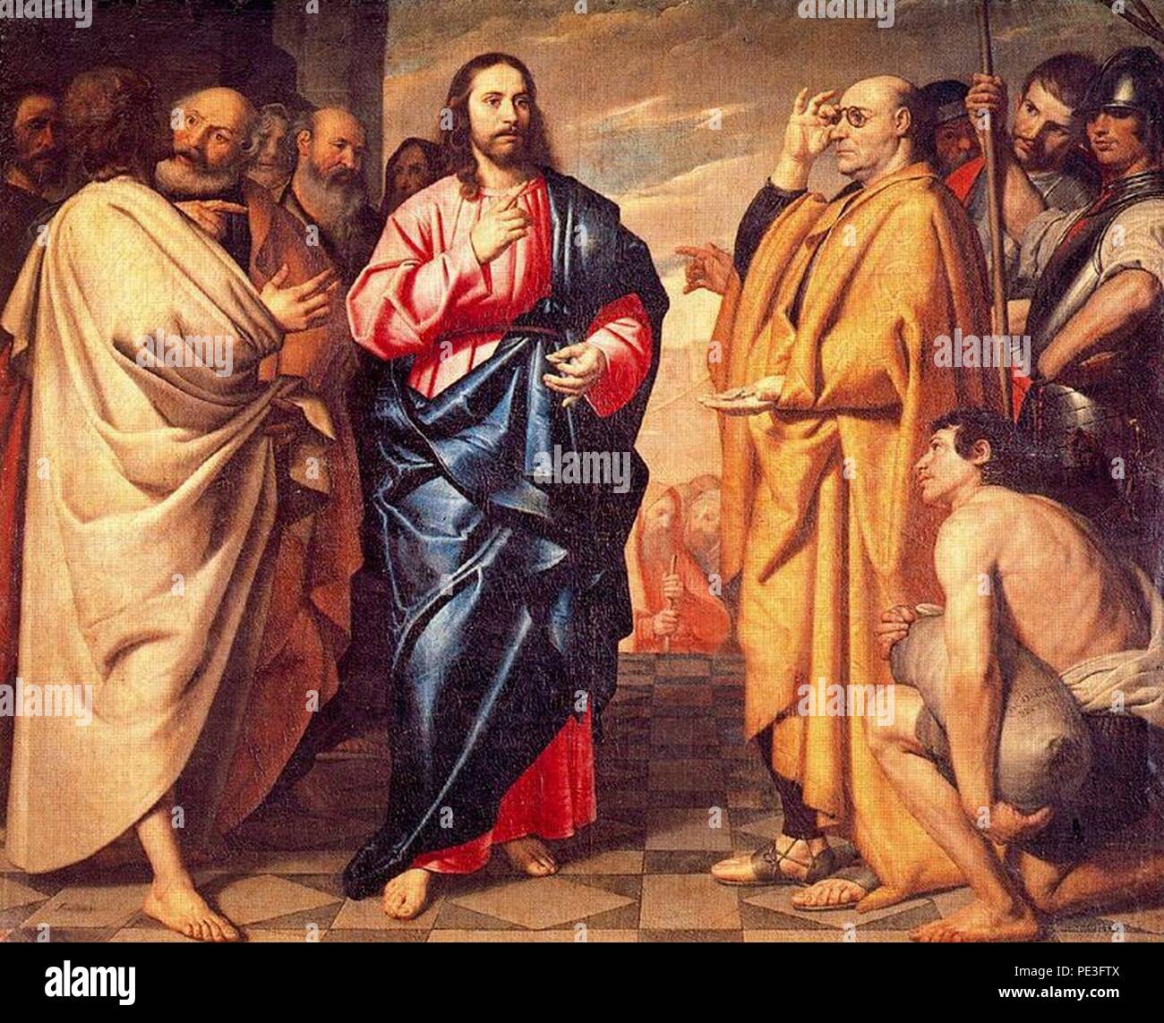 Antonio Arias La moneda del César Museo del Prado Stock Photo - Alamy