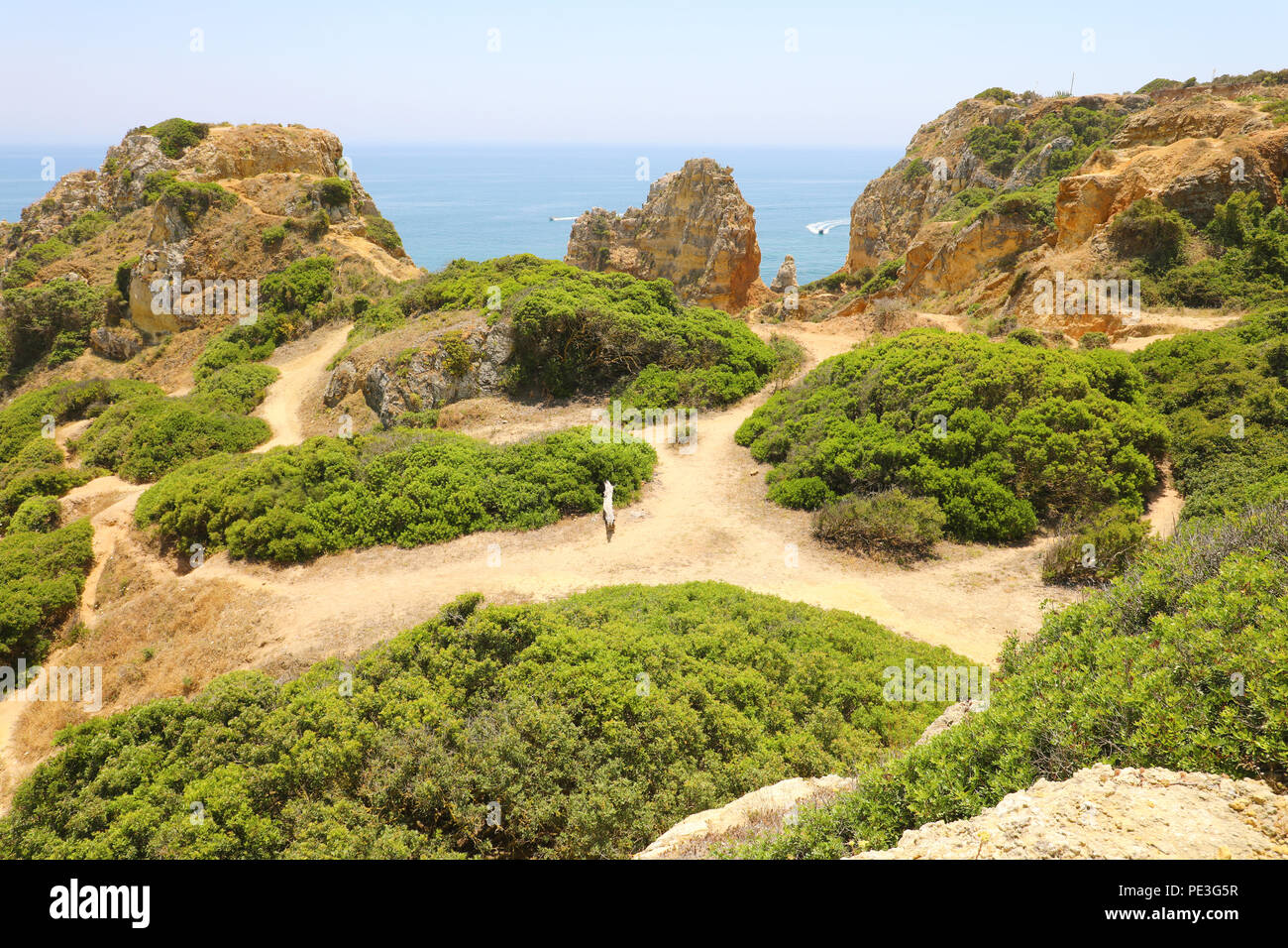 Natural landscape near Lagos, Portugal Stock Photo - Alamy
