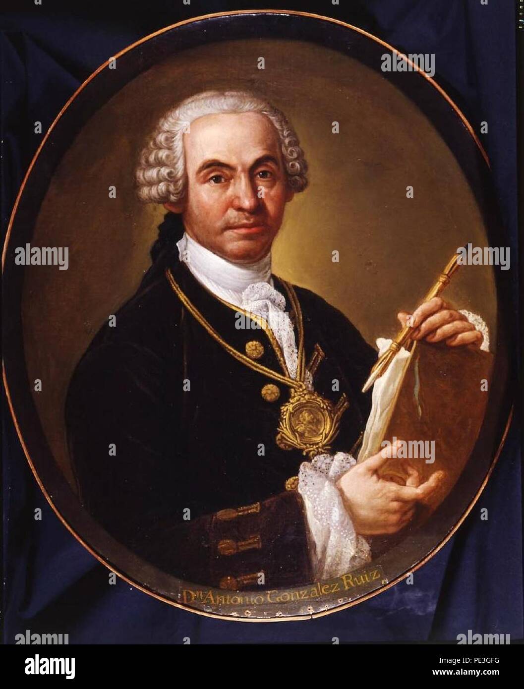 Antonio gonzález ruiz-autorretrato-academia Stock Photo - Alamy