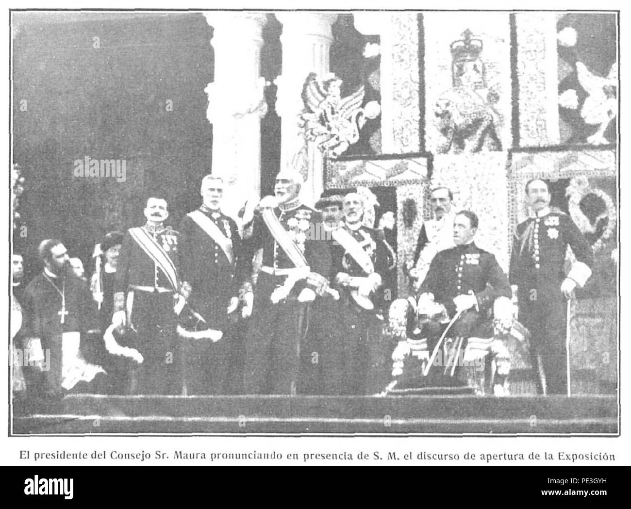 Antonio Maura en la Exposición Regional de Valencia, de Gómez Durán ...