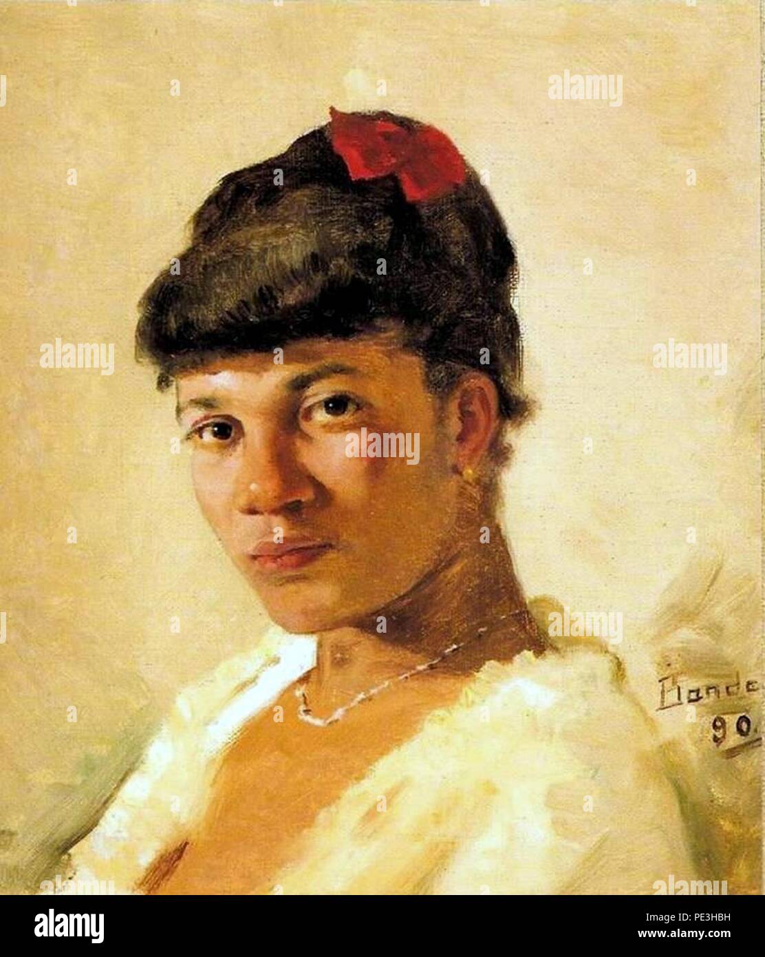 Antônio Rafael Pinto Bandeira - Feiticeira, 1890 Stock Photo - Alamy