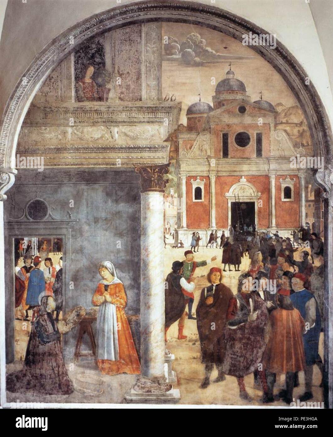 Antonio Solario - Scene from the Life of St Benedict Stock Photo - Alamy