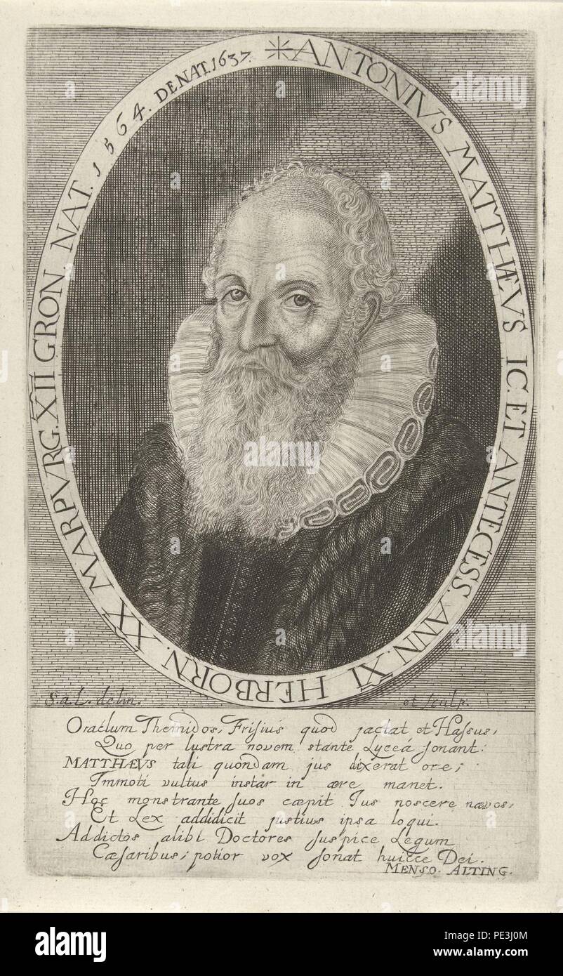 Antonius Matthaeus I Stock Photo - Alamy