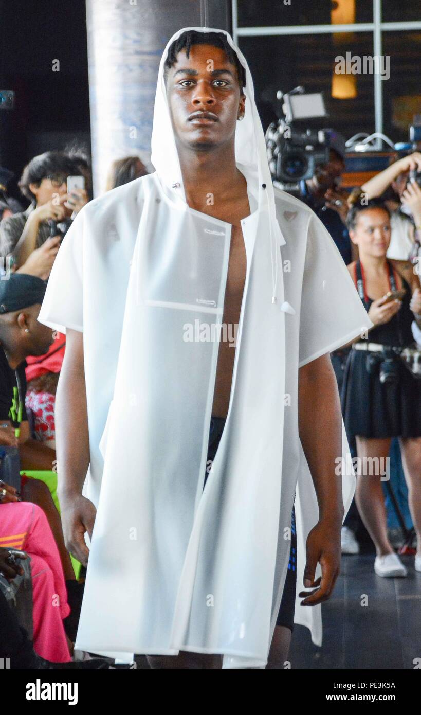 New York Fashion Week Men's - Romeo Hunte - Catwalk Featuring: Models ...