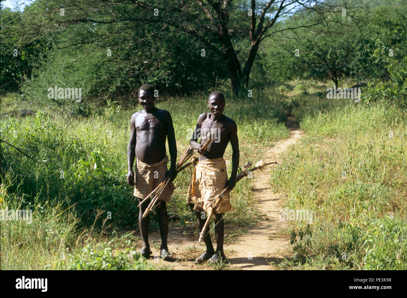 The Hadza people are click-speaking people, hunter gatherers, living in ...