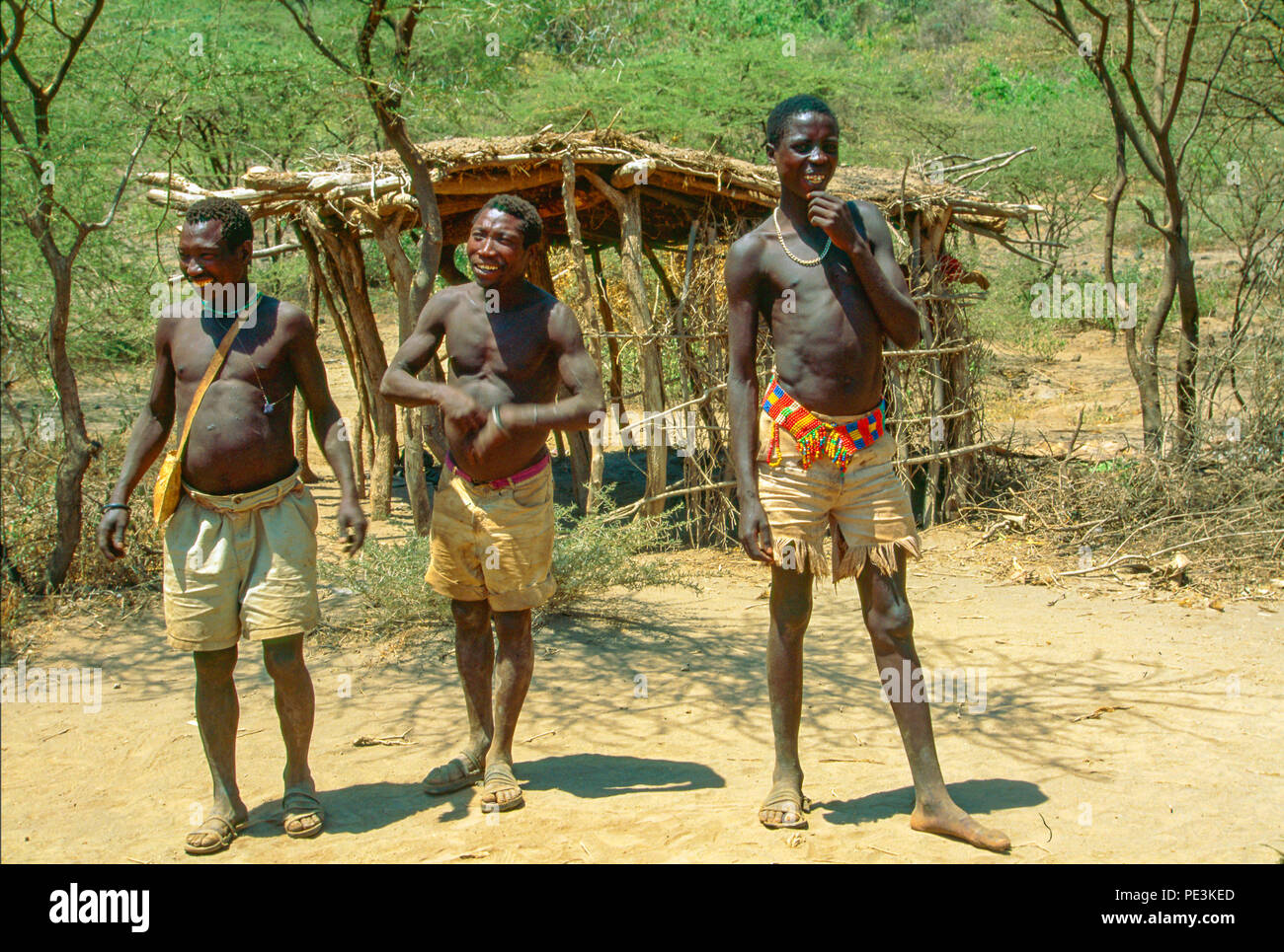 The Hadza people are click-speaking people, hunter gatherers, living in ...