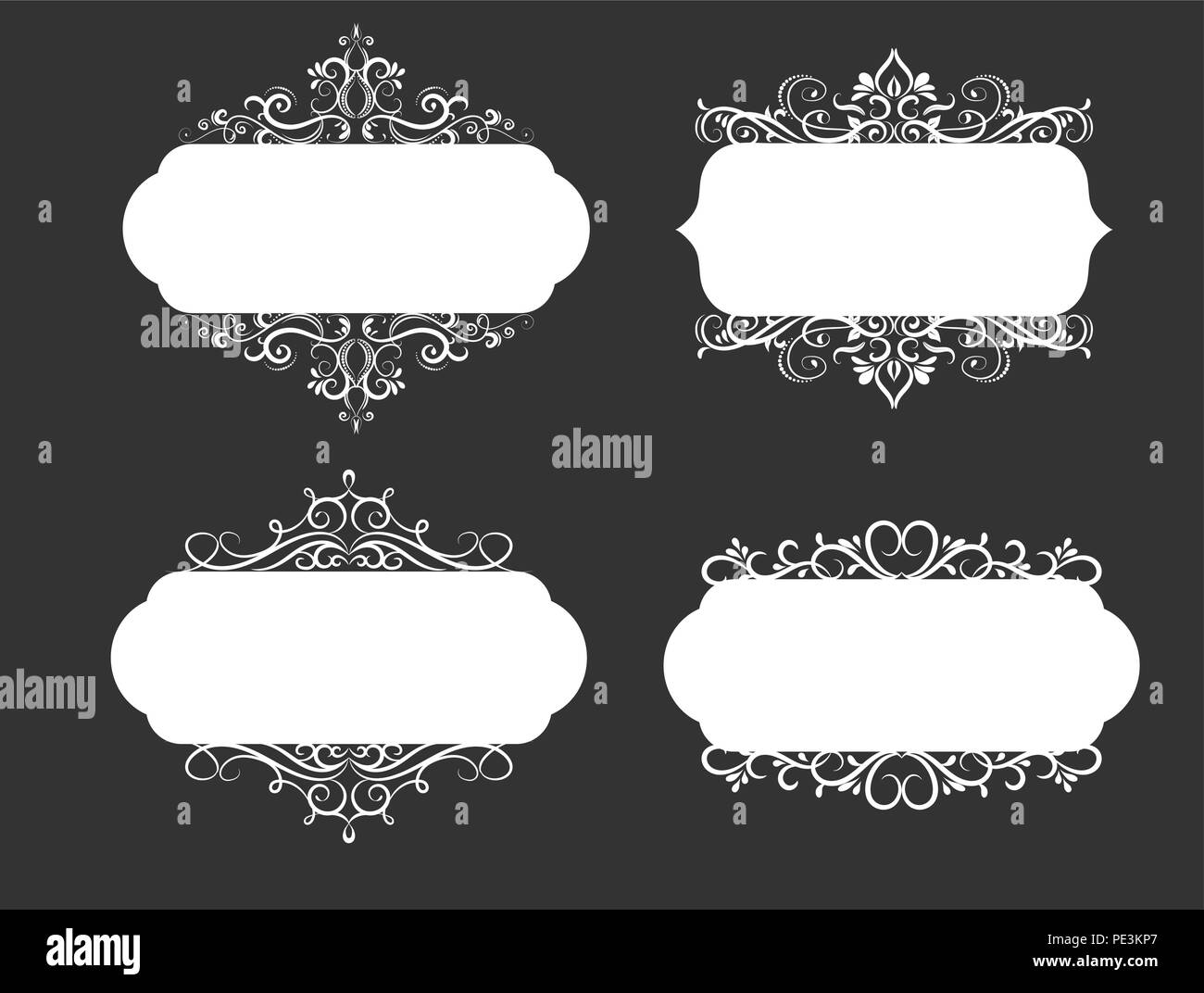 Vector illustration of old style label Stock Vector Image & Art - Alamy