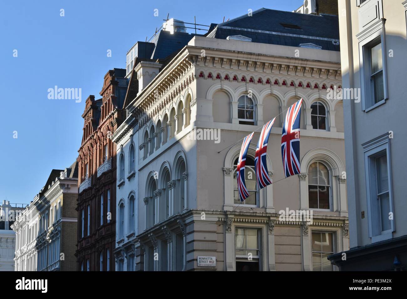 The Union Flag of the United Kingdom in London, UK Stock Photo - Alamy