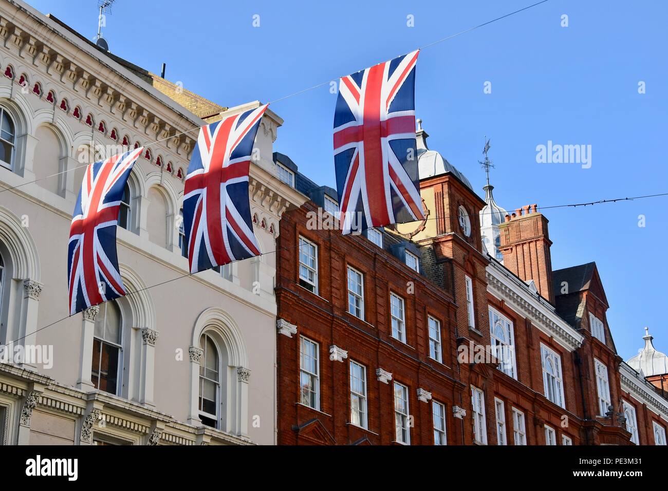 The Union Flag of the United Kingdom in London, UK Stock Photo - Alamy