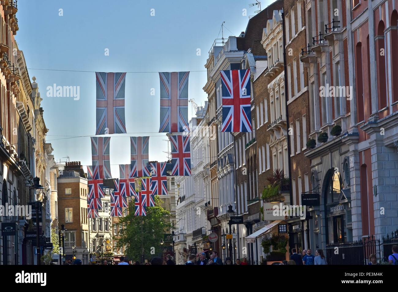 The Union Flag of the United Kingdom in London, UK Stock Photo - Alamy
