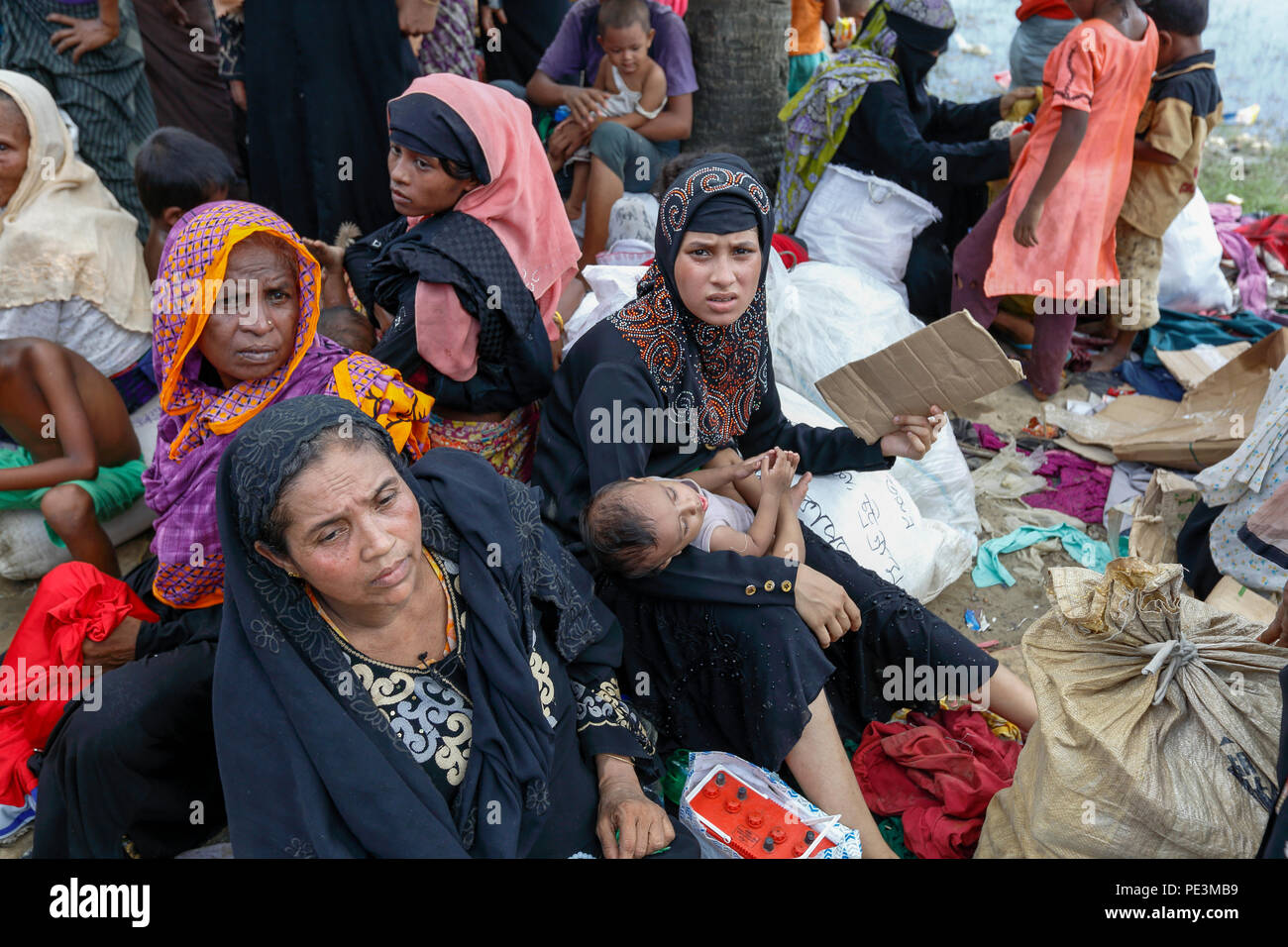 Rohingya exodus in Bangladesh Stock Photo - Alamy