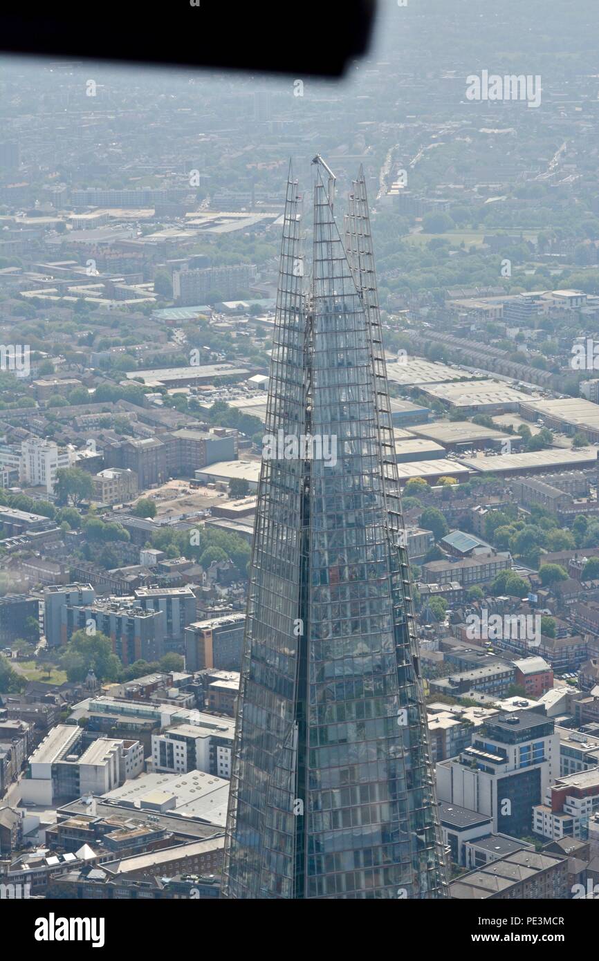 The Shard, tallest building in London, along the River Thames, London ...