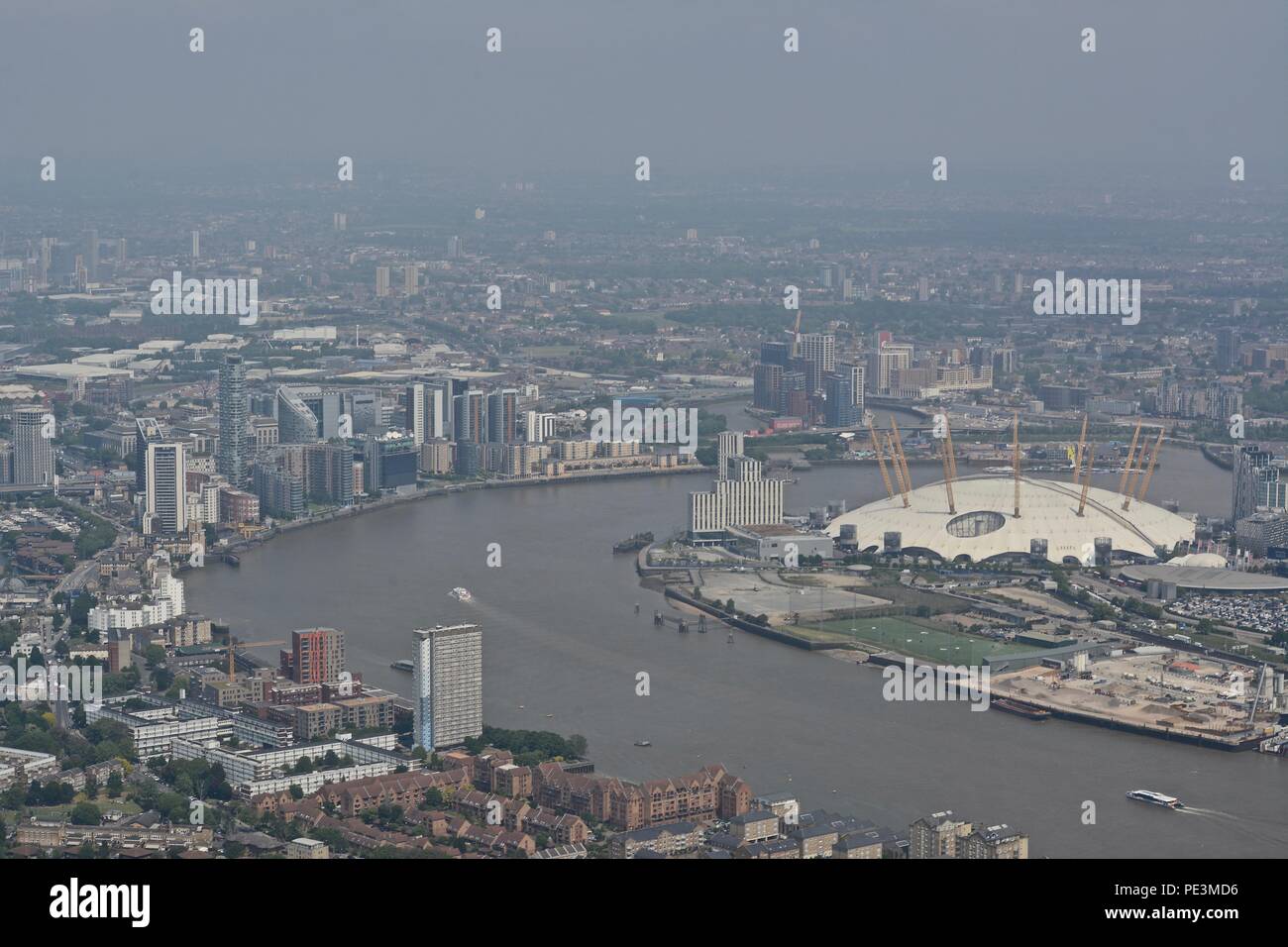 The O2 Millennium Dome Arena, North Greenwich, London, U.K Stock Photo ...
