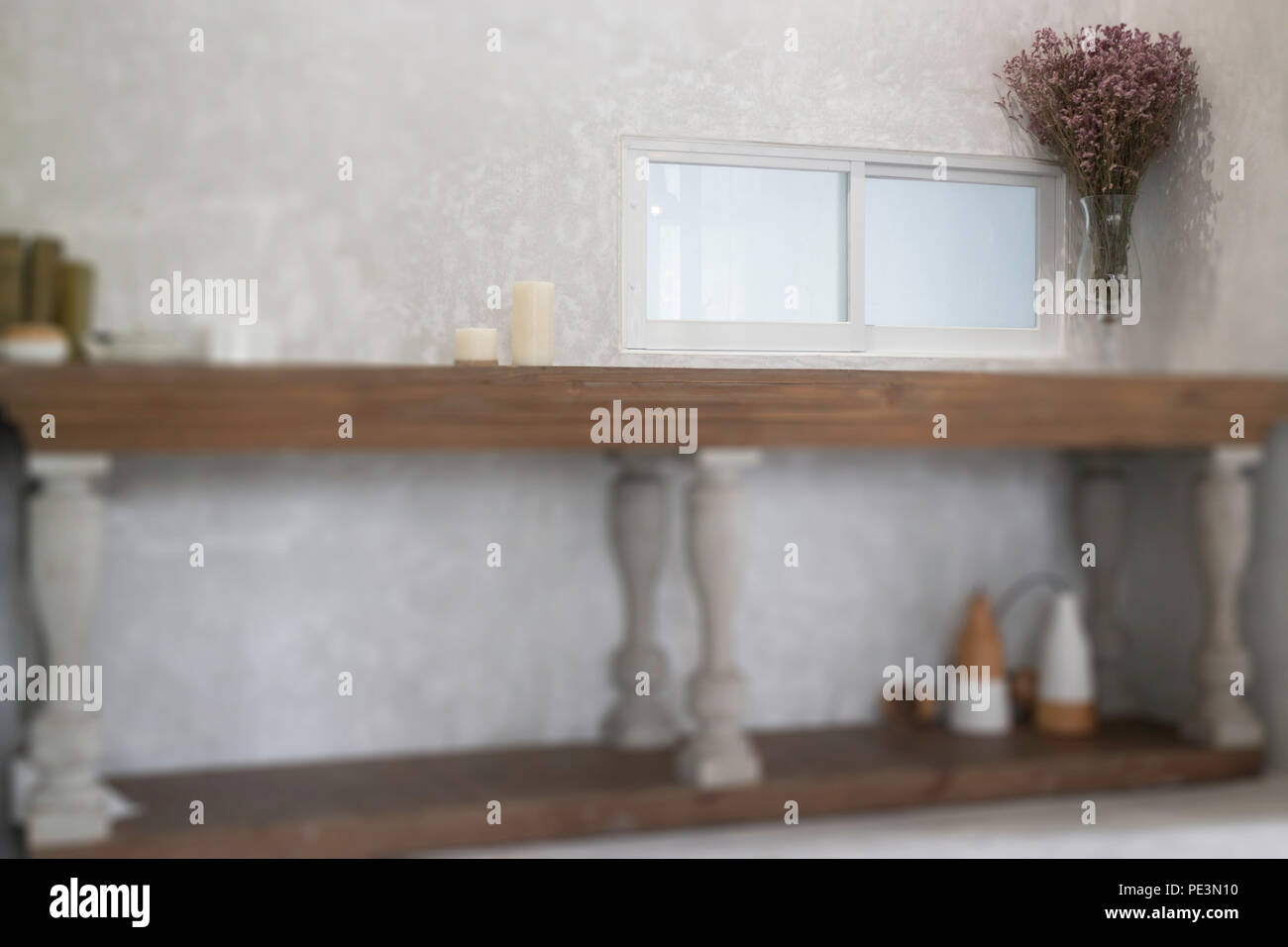 Minimal style interior counter bar, stock photo Stock Photo - Alamy