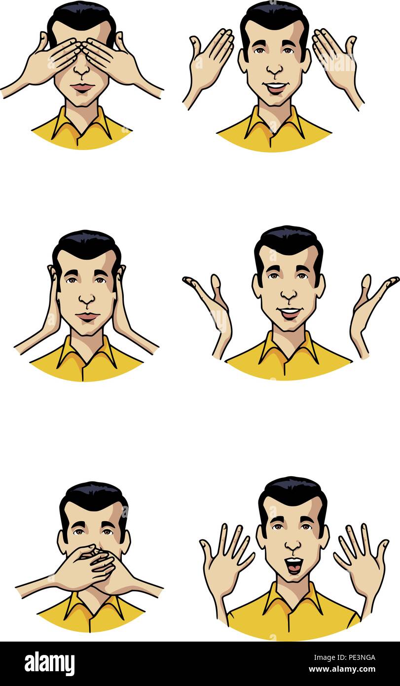 Same expression Stock Vector Images - Alamy