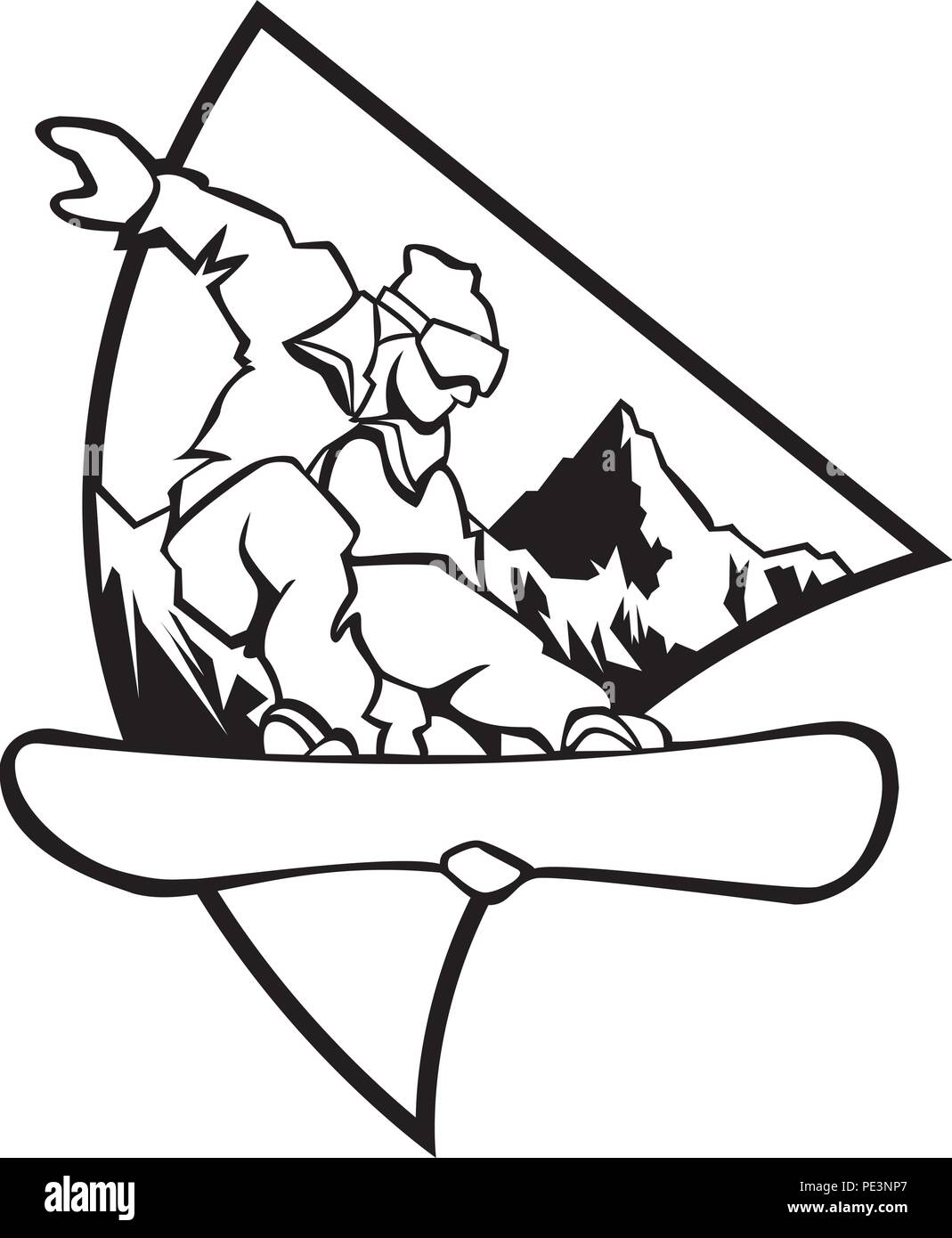 Girl Snowboarding Logos