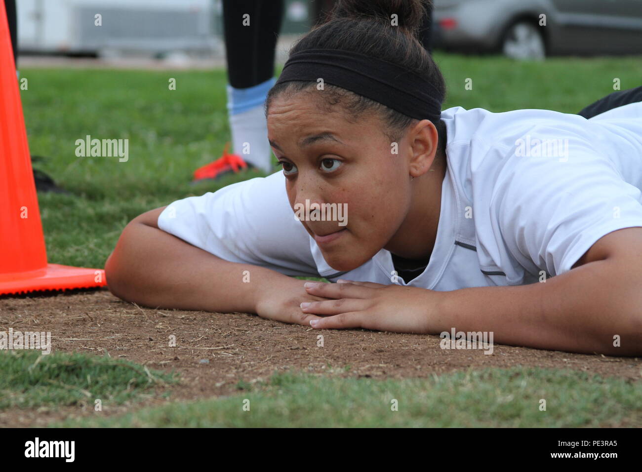 A San Diego State University women's basketball player prepares to take ...