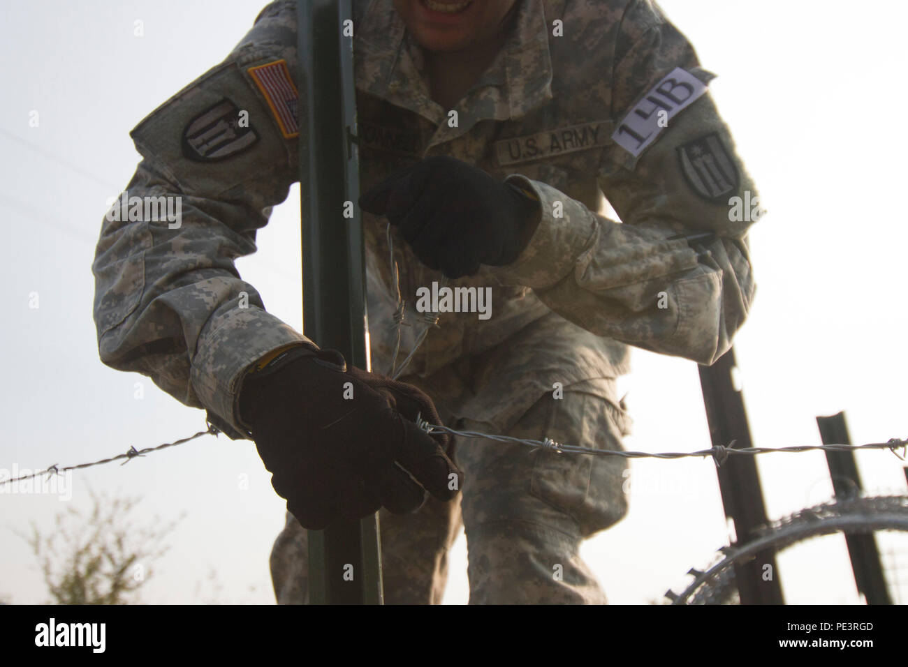 Spc. Johnathan O'Connell combat engineer with the 309th Engineer ...