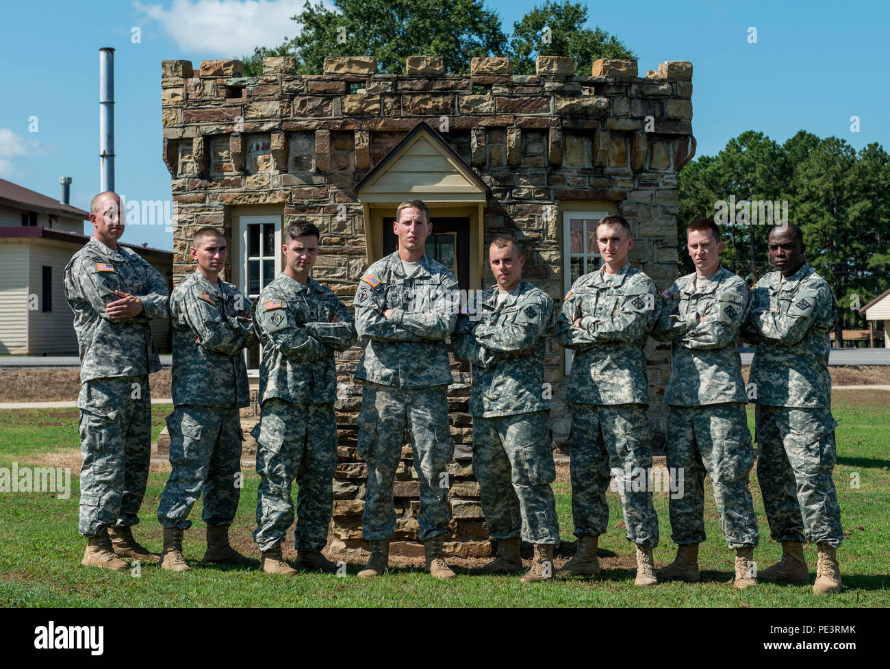 A U.S. Army Reserve team from the 680th Engineer Company, from Webster ...
