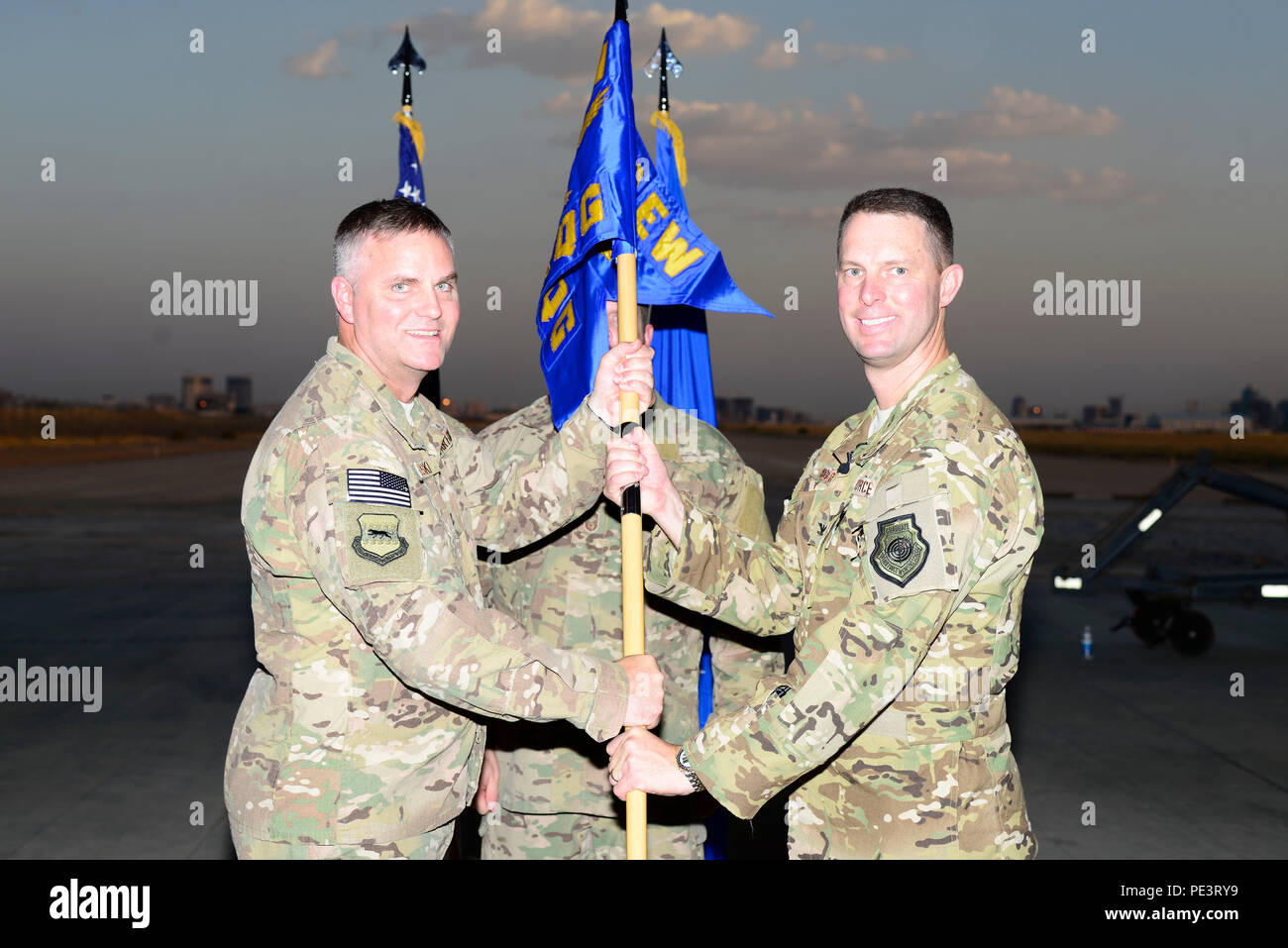 U.S. Air Force Col. Michael Koscheski, 332nd Air Expeditionary Wing ...