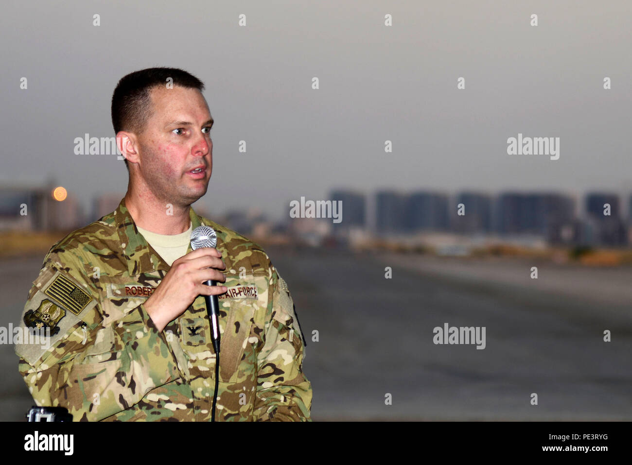 U.S. Air Force Col. Gregory Roberts, 1st Expeditionary Rescue Group ...