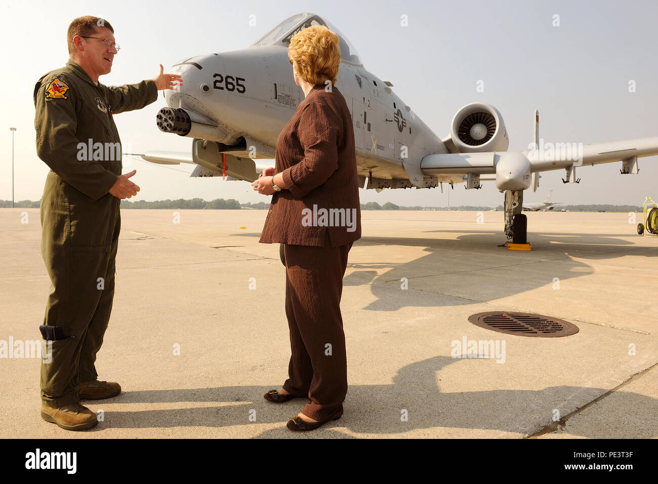 Col. Douglas Champagne, commander of the 127th Operations Group and an ...