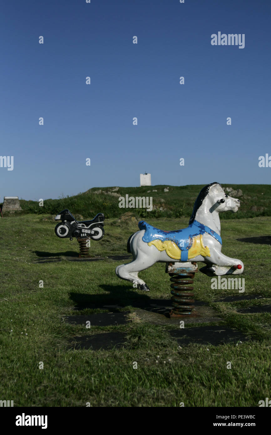 Spring horse playground hi-res stock photography and images - Alamy