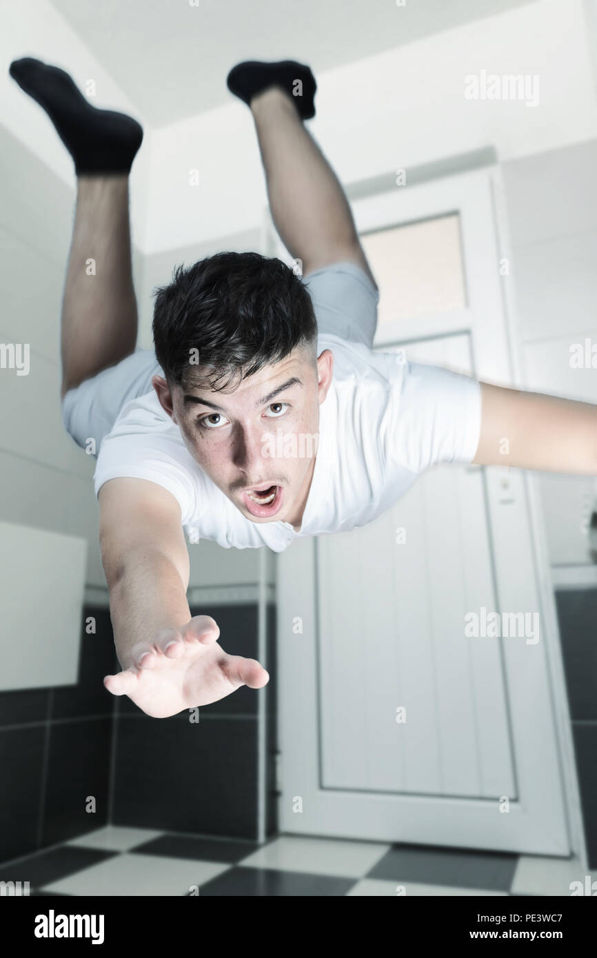 Man shouting bathroom hi-res stock photography and images - Alamy