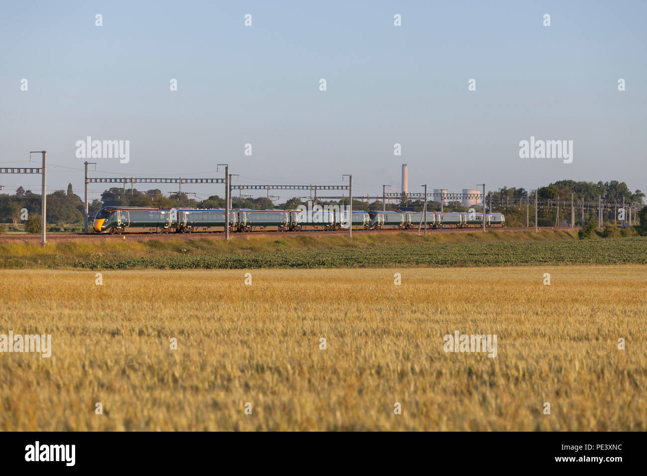 First Great Western Railway class 800 bi mode Hitachi IEP trains at ...