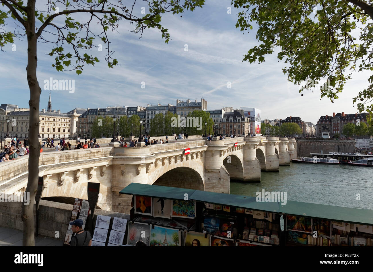 The Pont Neuf ("New Bridge") is the oldest standing bridge across the ...