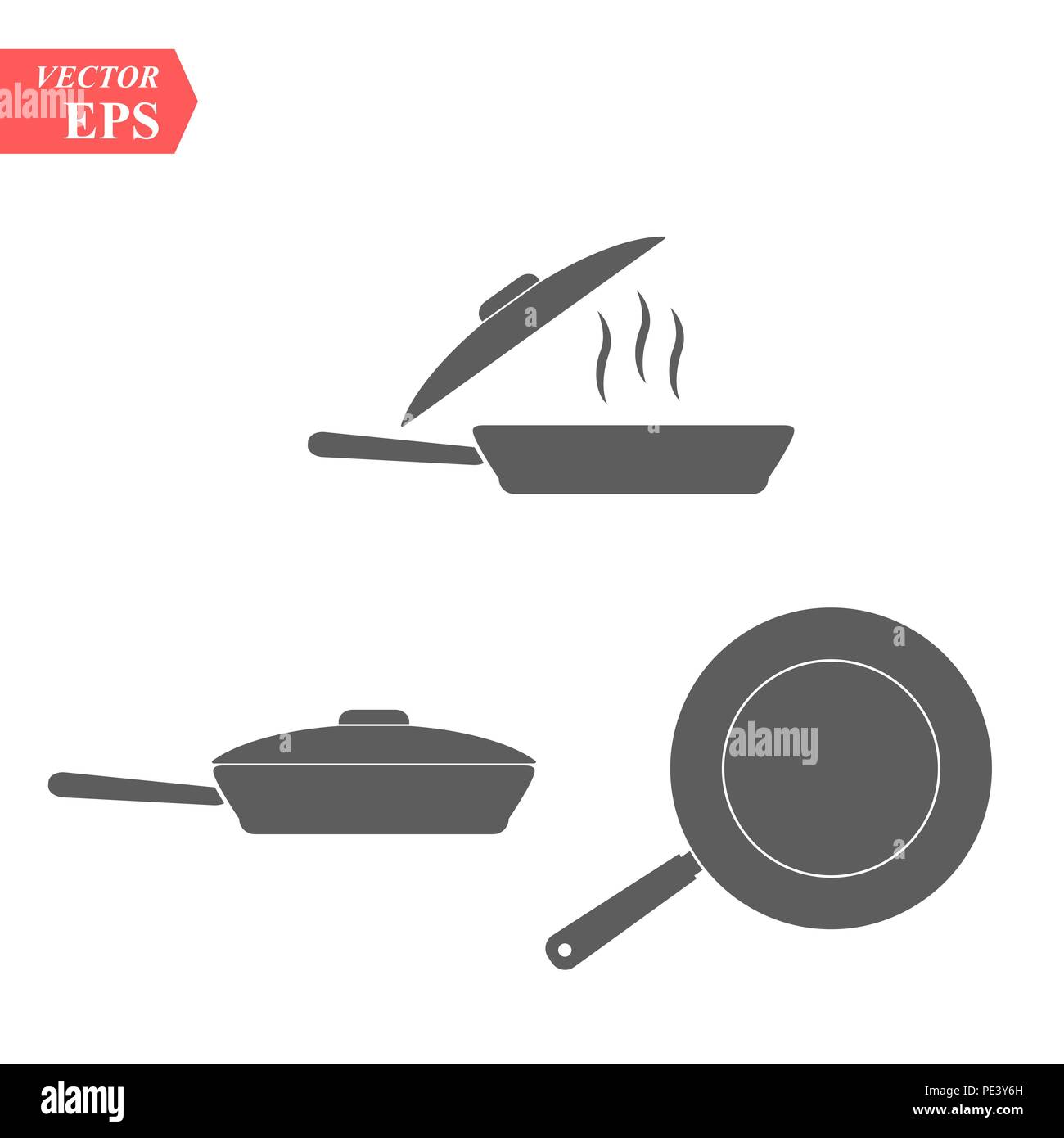 Fryingpan Stock Vector Images - Alamy