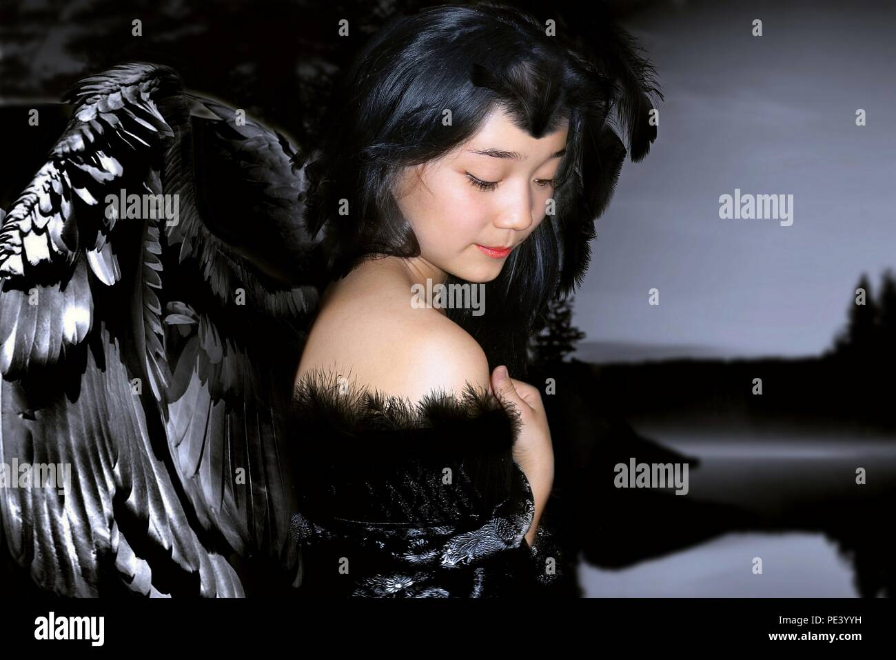Swan angel hi-res stock photography and images - Alamy